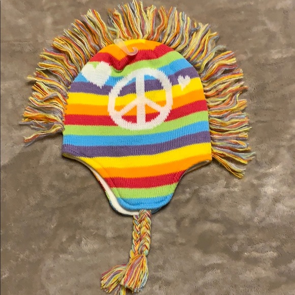 The Children's Place | Accessories | Fun Rainbow Peace Sign Hat | Poshmark